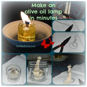 DIY Olive Oil Lamp, the lost art you need to know