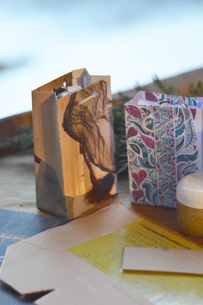 How to Make a Gift Bag from Beautiful Recycled Papers