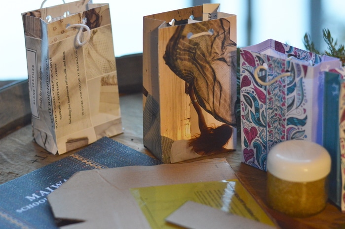 How to Make a Gift Bag from Beautiful Recycled Papers